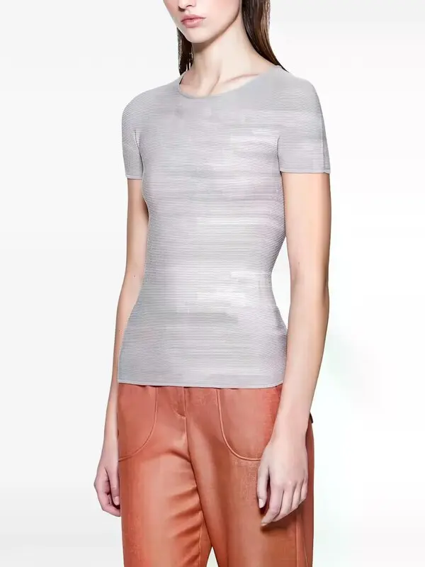 Giorgio Armani Ribbed-knit T-shirt