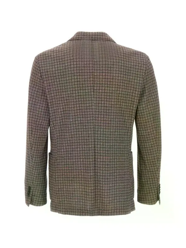 MANUEL RITZ Checked Single-breasted Blazer