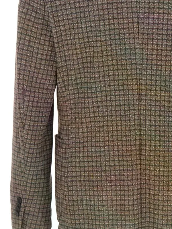 MANUEL RITZ Checked Single-breasted Blazer
