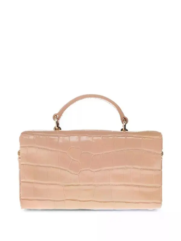 Furla Camelia Crocodile-effect Leather Tote Bag