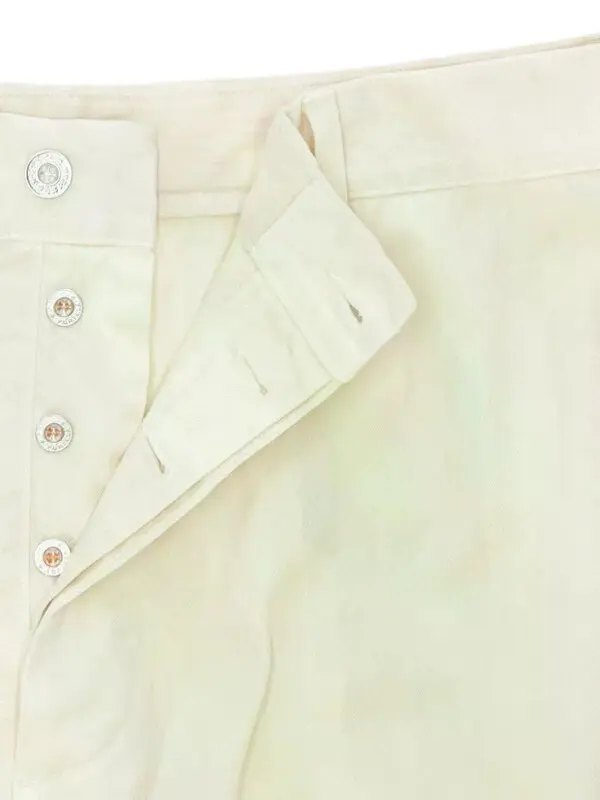 FORTELA Silver Cotton Trousers