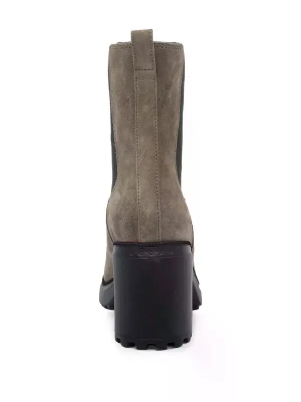 Hogan H724 Suede Chelsea Boots - Brown