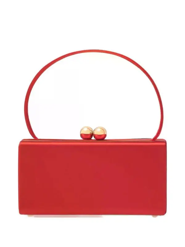 Carolina Herrera Mini Mimi Satin Clutch Bag
