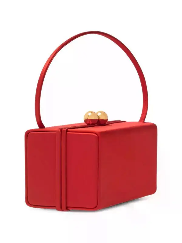 Carolina Herrera Mini Mimi Satin Clutch Bag