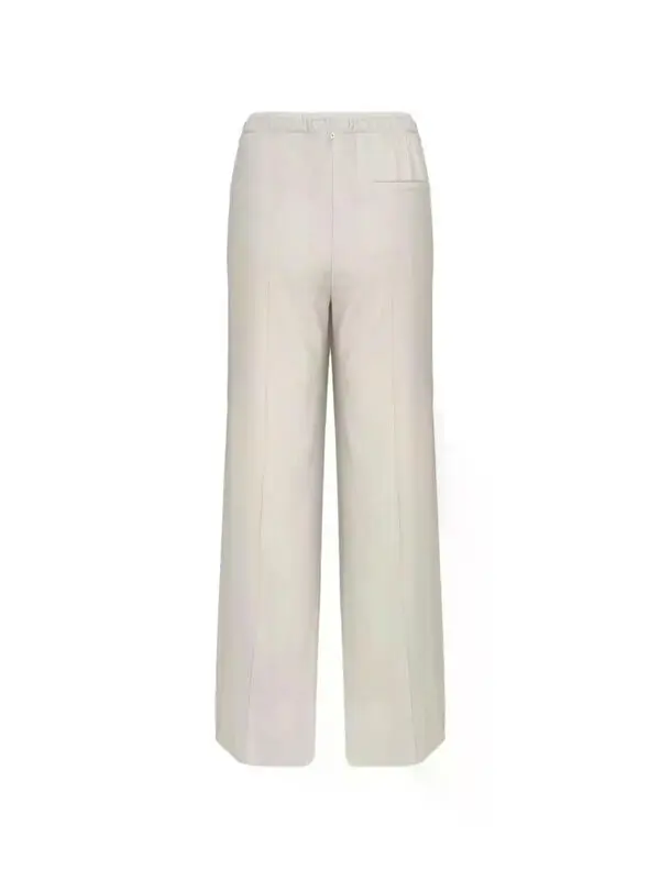 Lorena Antoniazzi Drawstring-waist Pressed-crease Trousers