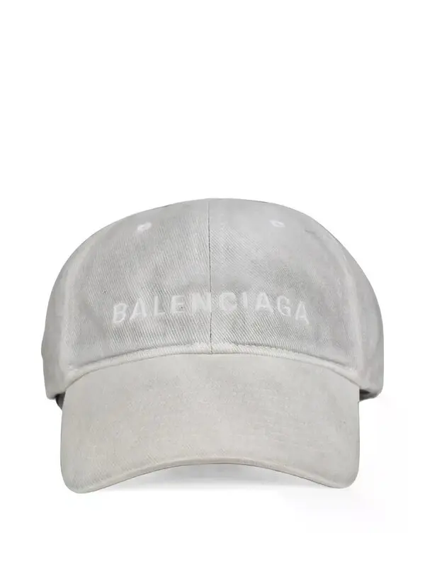 Balenciaga Logo-embroidered Cotton Cap