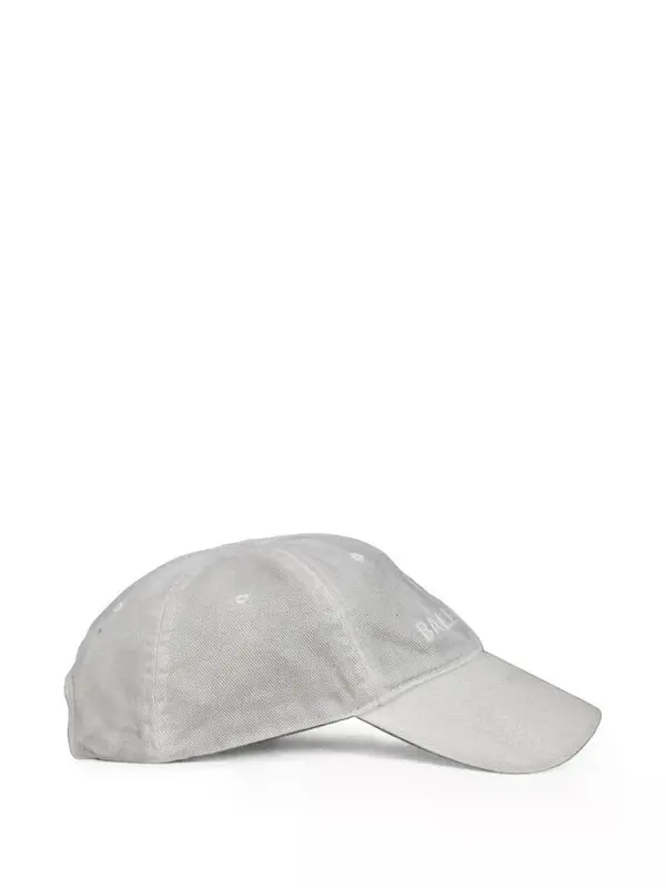 Balenciaga Logo-embroidered Cotton Cap