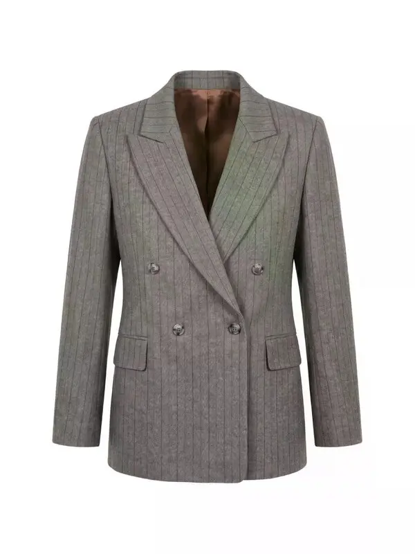 Paul Smith Chalk Stripe' Relaxed Double-breasted Blazer