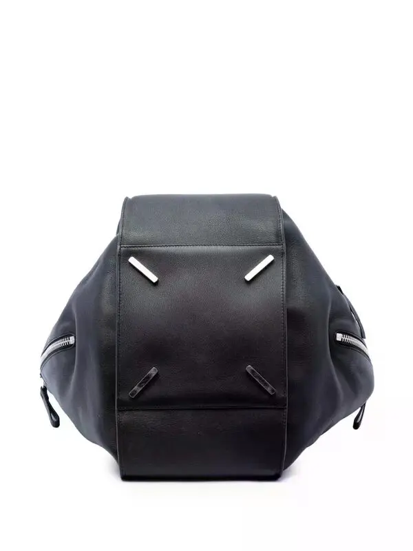 Loewe 2017 Large Leather Hammock Bag Satchel - Black