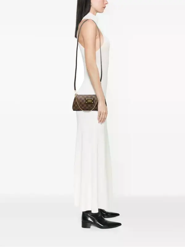 LOUIS VUITTON 2010 Damier Ebene Eva Satchel