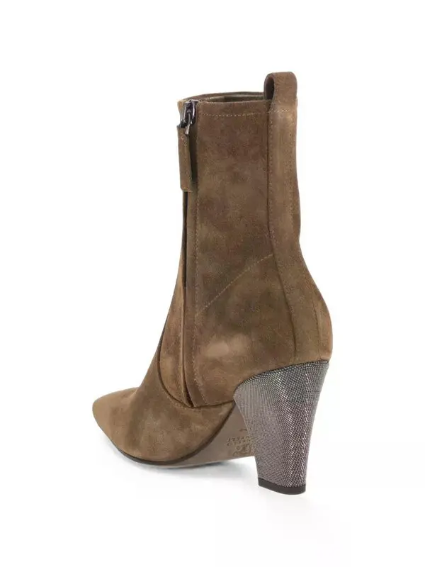 Brunello Cucinelli Suede Ankle Boots
