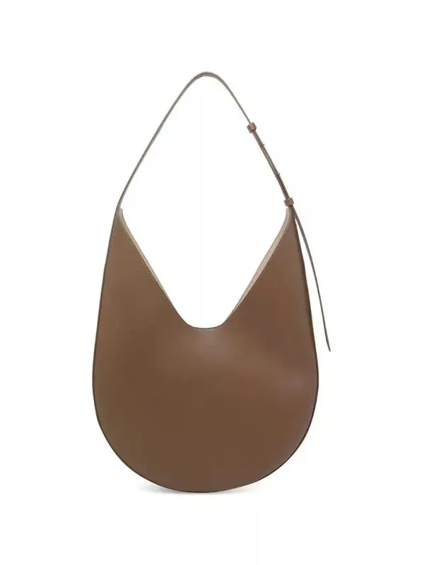AESTHER EKME Asymmetric Leather Shoulder Bag - Brown
