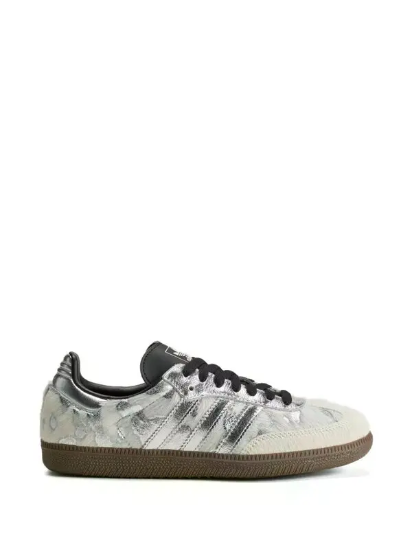 Adidas Samba Metallic Sneakers - Silver