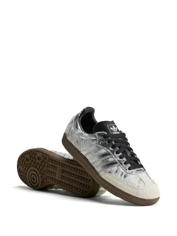 Adidas Samba Metallic Sneakers - Silver