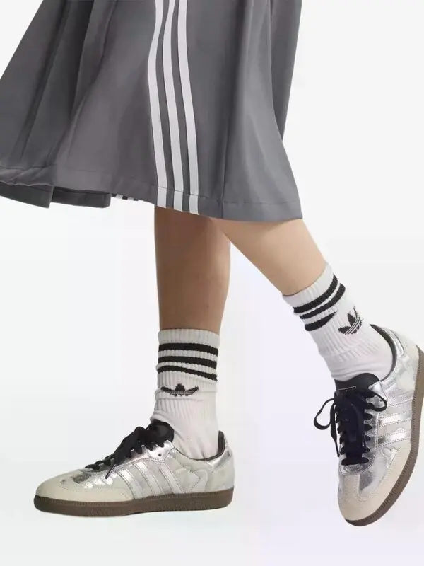 Adidas Samba Metallic Sneakers - Silver