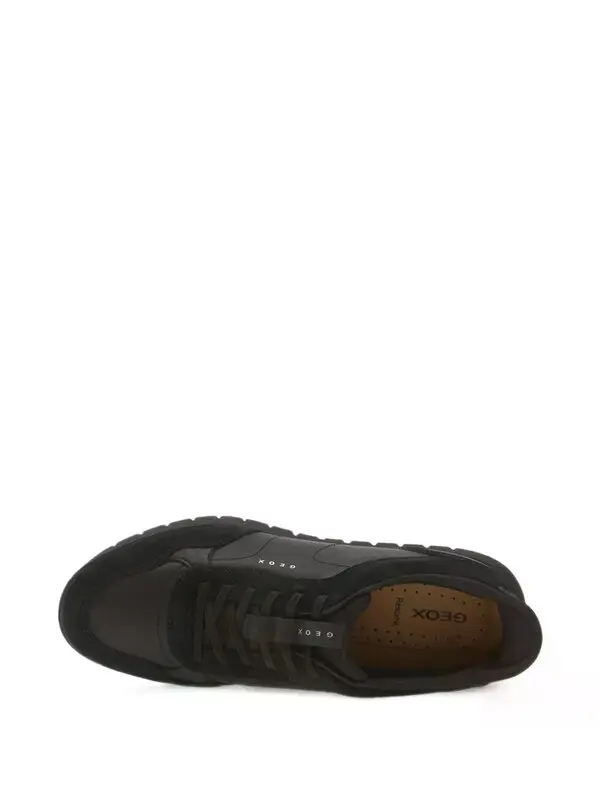 Geox Flextridezero Panelled Leather Sneakers
