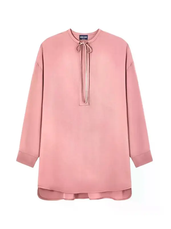 Giorgio Armani Tie-neck Blouse - Pink