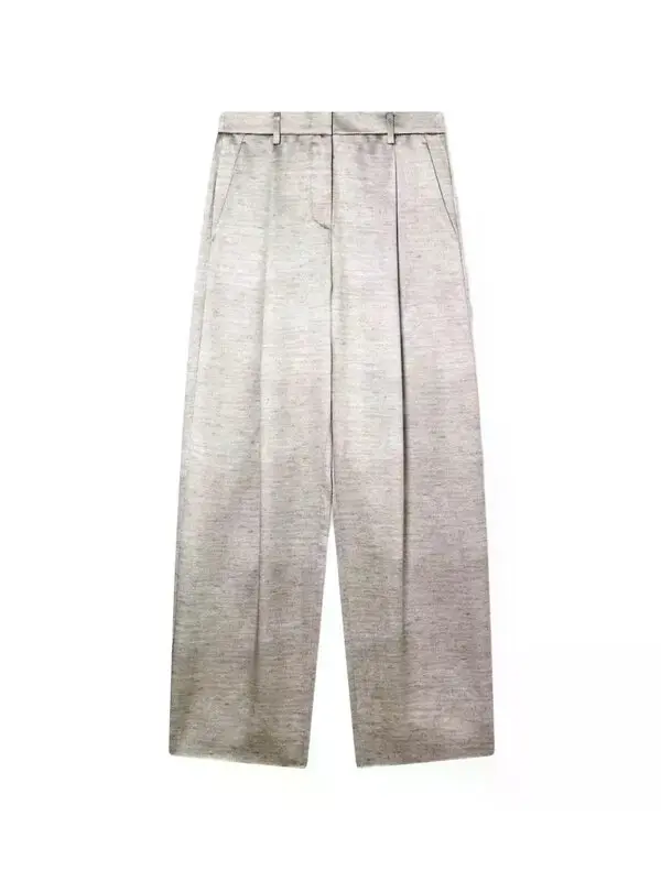 Giorgio Armani Pleated-detail Wide-leg Trousers
