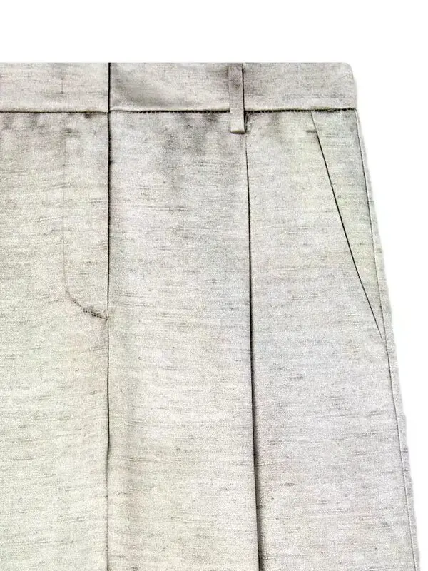 Giorgio Armani Pleated-detail Wide-leg Trousers