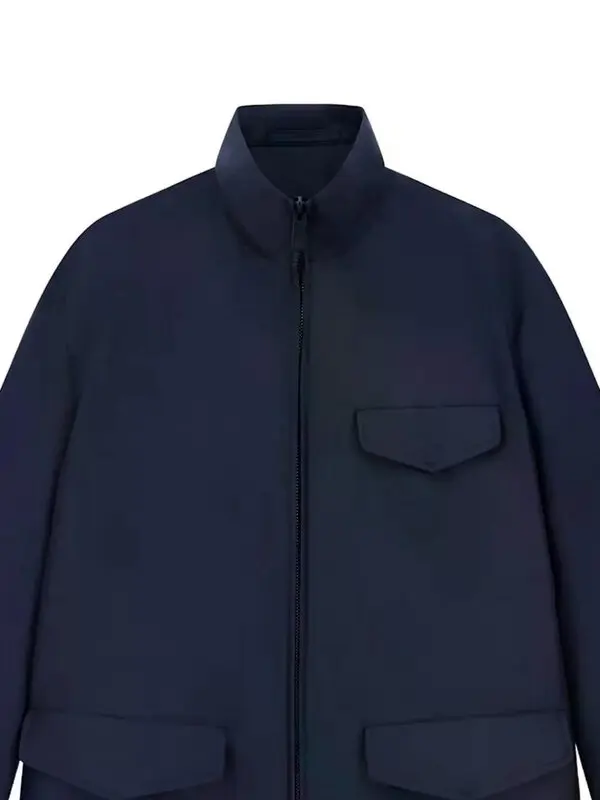 Giorgio Armani Zip-up High-neck Coat