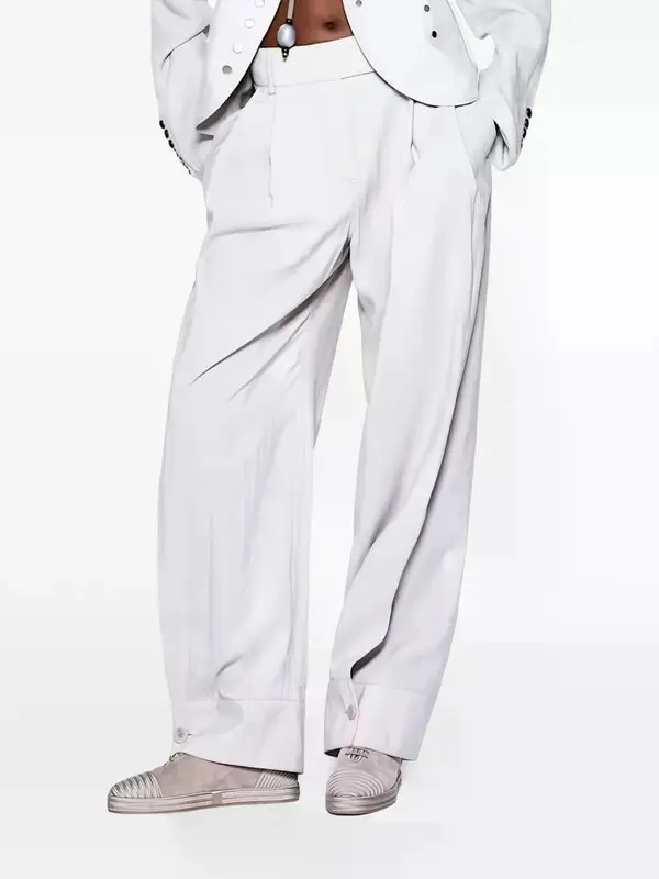 Giorgio Armani Pleated Button-cuff Trousers