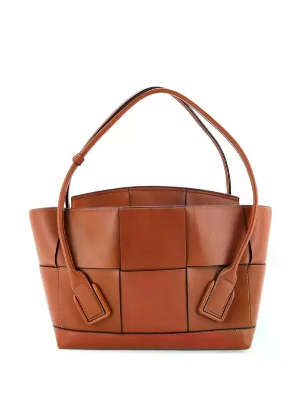 Bottega Veneta Arco Bag Maxi Intrecciato Leather Medium Shoulder Bag