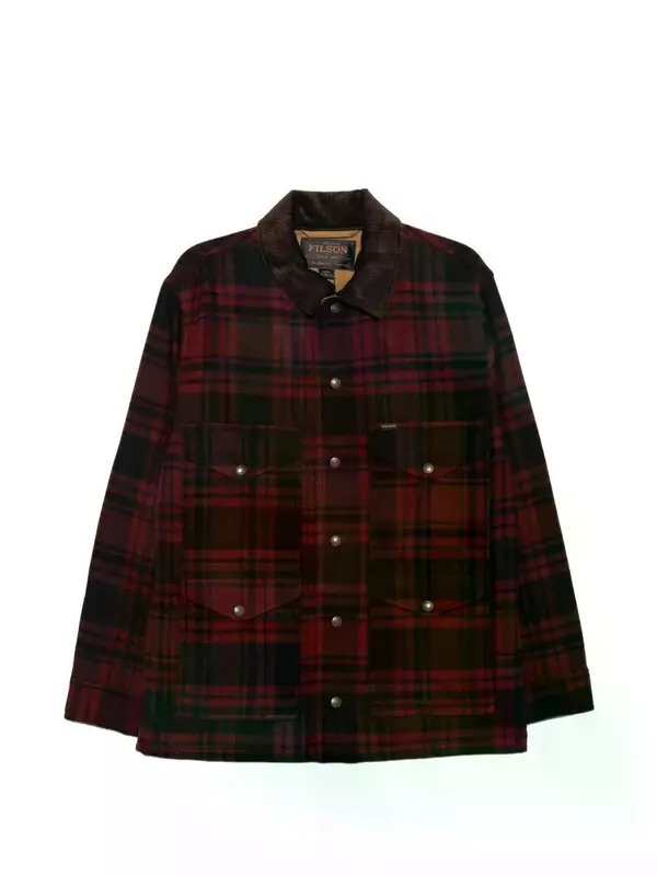 Filson Plaid Corduroy-collar Jacket
