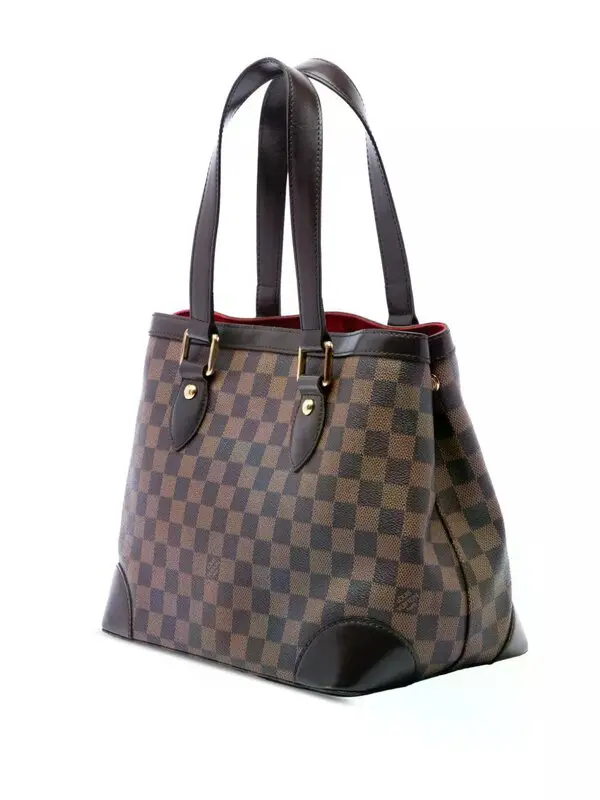 LOUIS VUITTON 2010 Damier Ebene Hampstead Pm Tote Bag