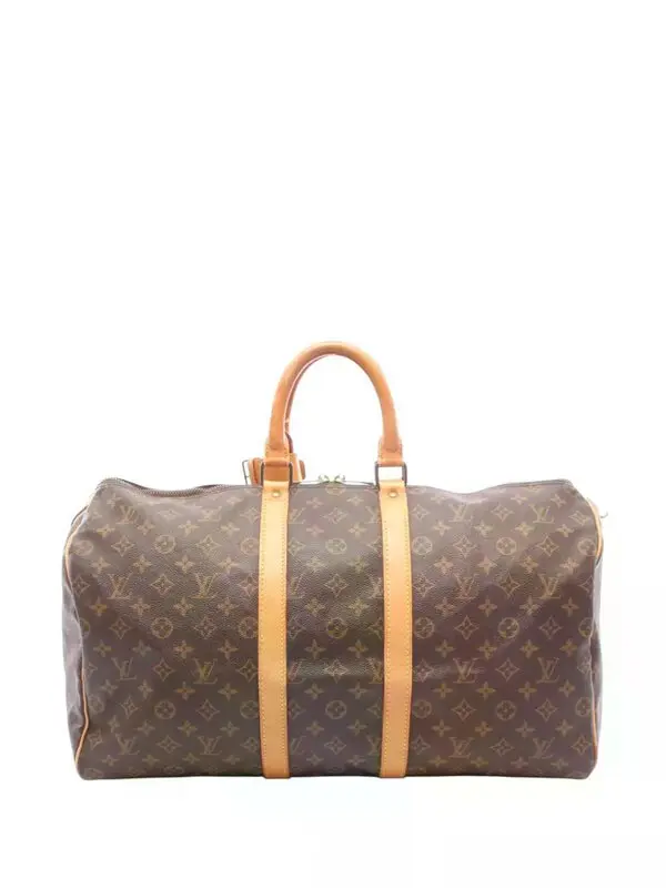 LOUIS VUITTON 1981 Monogram Keepall 50 Travel Bag