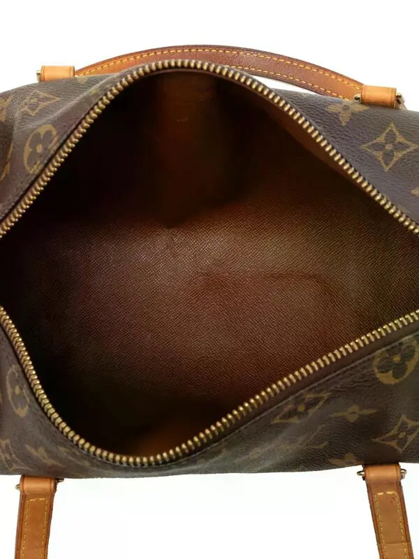 LOUIS VUITTON 2003 Monogram Papillon 28 Handbag - Brown