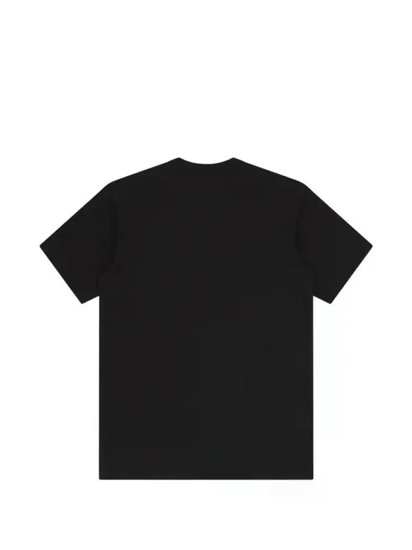 Comme Des Garçons Paint-splatter Logo-print T-shirt