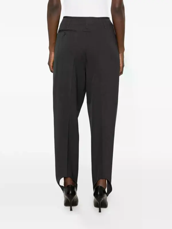 DARKPARK Marta Satin-trim Tailored Trousers