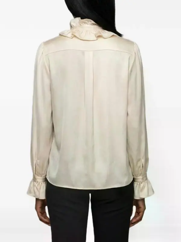 SUTTON NEW YORK Ruffled Pussy-bow Shirt