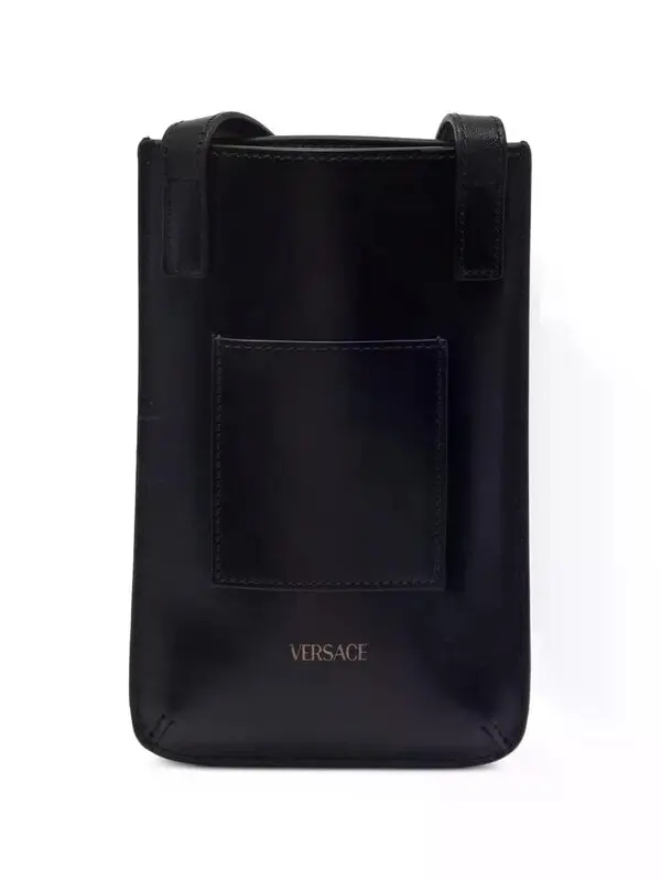 Versace Medusa Plaque Cross Body Bag - Black