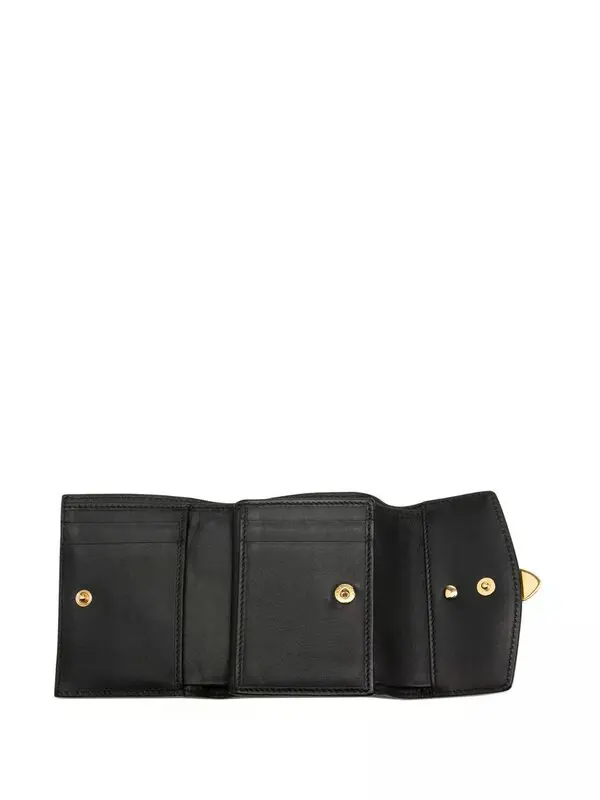 Gucci 2000-2015 Calfskin Web Sylvie Trifold Wallet Small Wallets