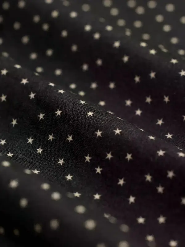 Ralph Lauren Star-print Pleated Shirt