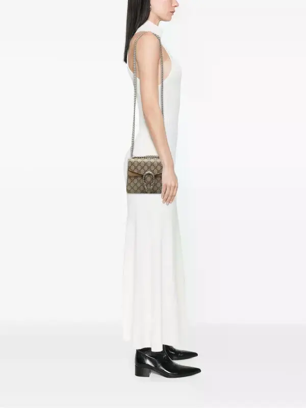 Gucci 2016-2026 Small Gg Supreme Dionysus Crossbody Bag - Neutrals