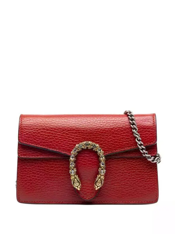 Gucci 2016-2026 Mini Calfskin Dionysus Crossbody Bag - Red