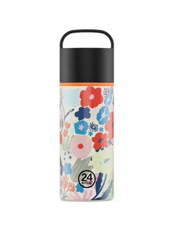 24BOTTLES Domenica Floral-print Spin Bottle - Neutrals