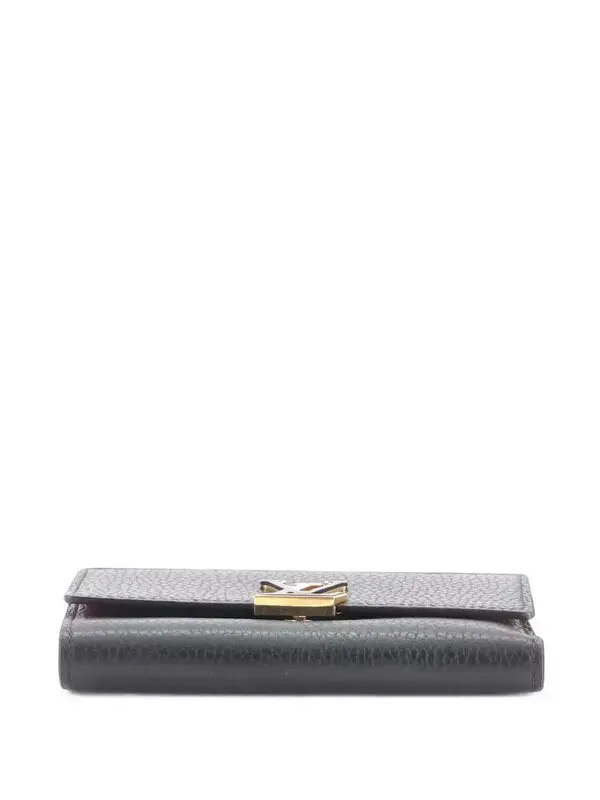 LOUIS VUITTON Capucines Wallet Leather Compact Small Wallets
