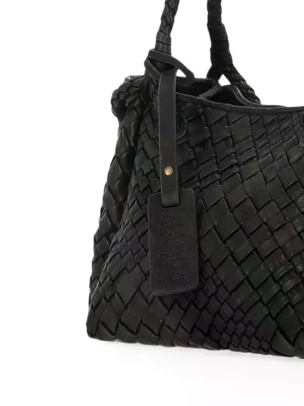 VISONA` Woven-leather Tote Bag