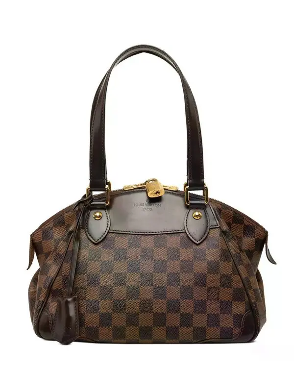 LOUIS VUITTON 2010 Damier Ebene Verona Pm Handbag