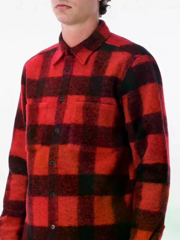 Portuguese Flannel Big Buffalo Check Flannel Overshirt