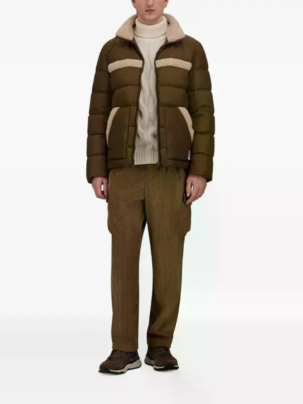 Herno Fleece-trimmed Quilted Jacket