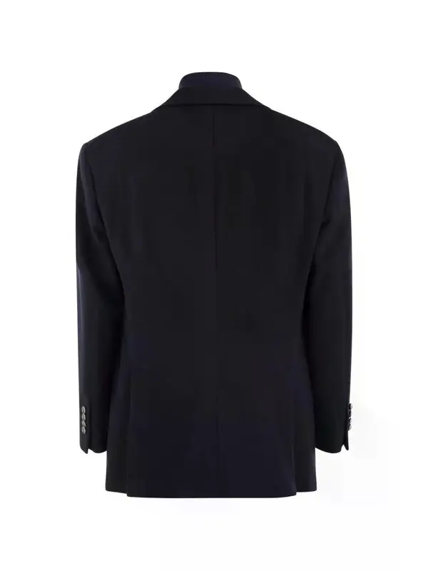 Brunello Cucinelli Removable-gilet Single-breasted Wool Blazer