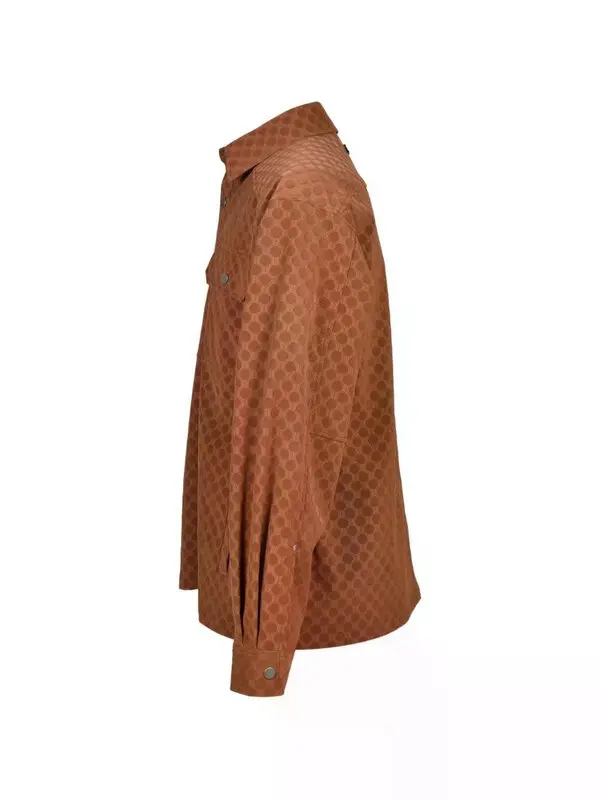 BREATH Embossed Faux-suede Shirt