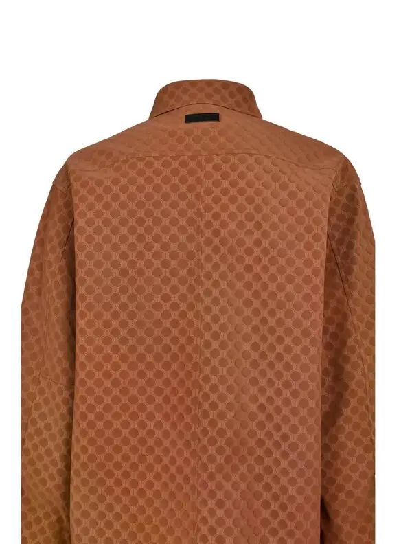 BREATH Embossed Faux-suede Shirt