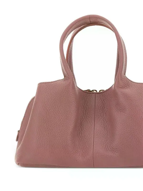 COCCINELLE Small Nell Tumbled Leather Tote Bag - Pink