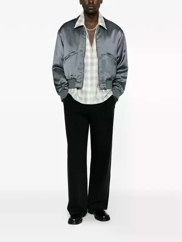 SECOND / LAYER Checked Long-sleeve Shirt