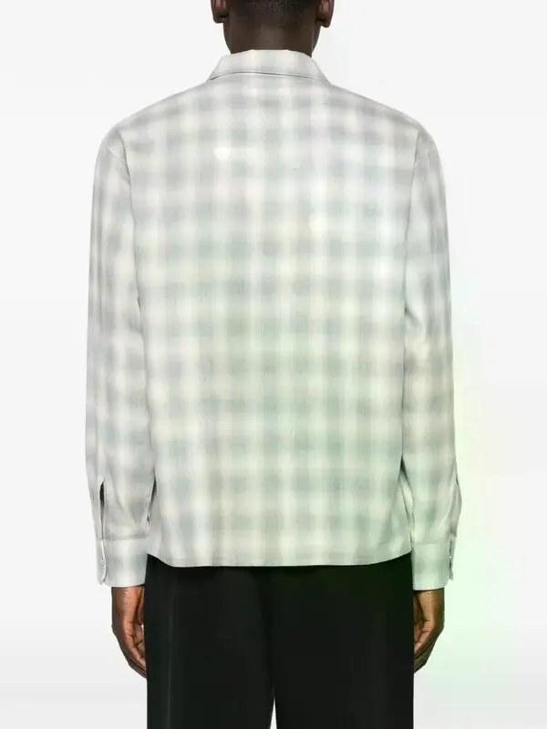 SECOND / LAYER Checked Long-sleeve Shirt